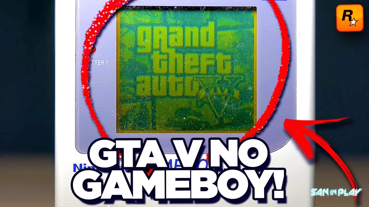 CONSEGUIRAM RODAR o GTA V no GAMEBOY! IMPRESSIONANTE! - Veja Agora ...