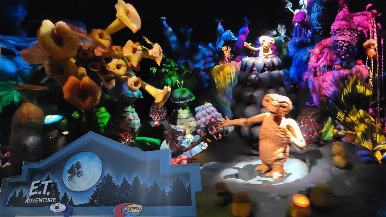 E.T. Adventure Ride at Universal Studios Orlando Florida On Ride POV ...
