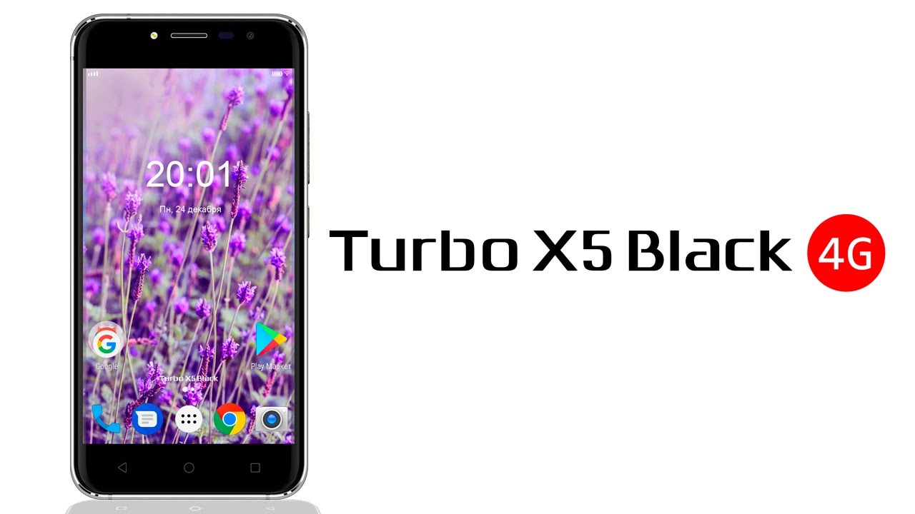 Смартфон Turbo X5 Black 4G - YouTube