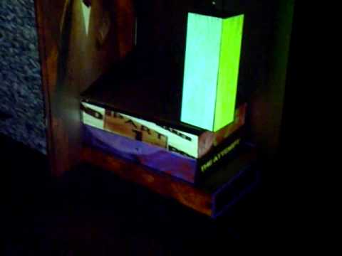 first projection mapping test - YouTube