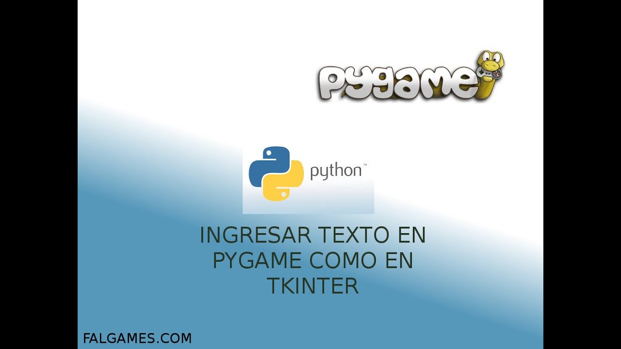 Tutorial Pygame 10~~ingreso De Texto Con Pygame Youtube 9678