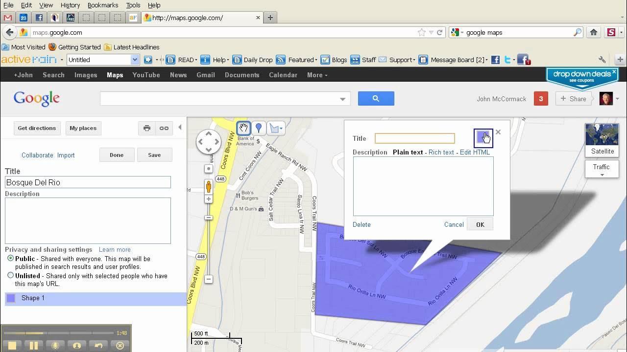 How to create your own Google Maps - YouTube