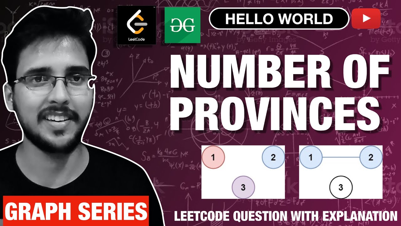 Number Of Provinces Leetcode Solution Dfs Graph Explained Hindi Graph In Data Structure 3494