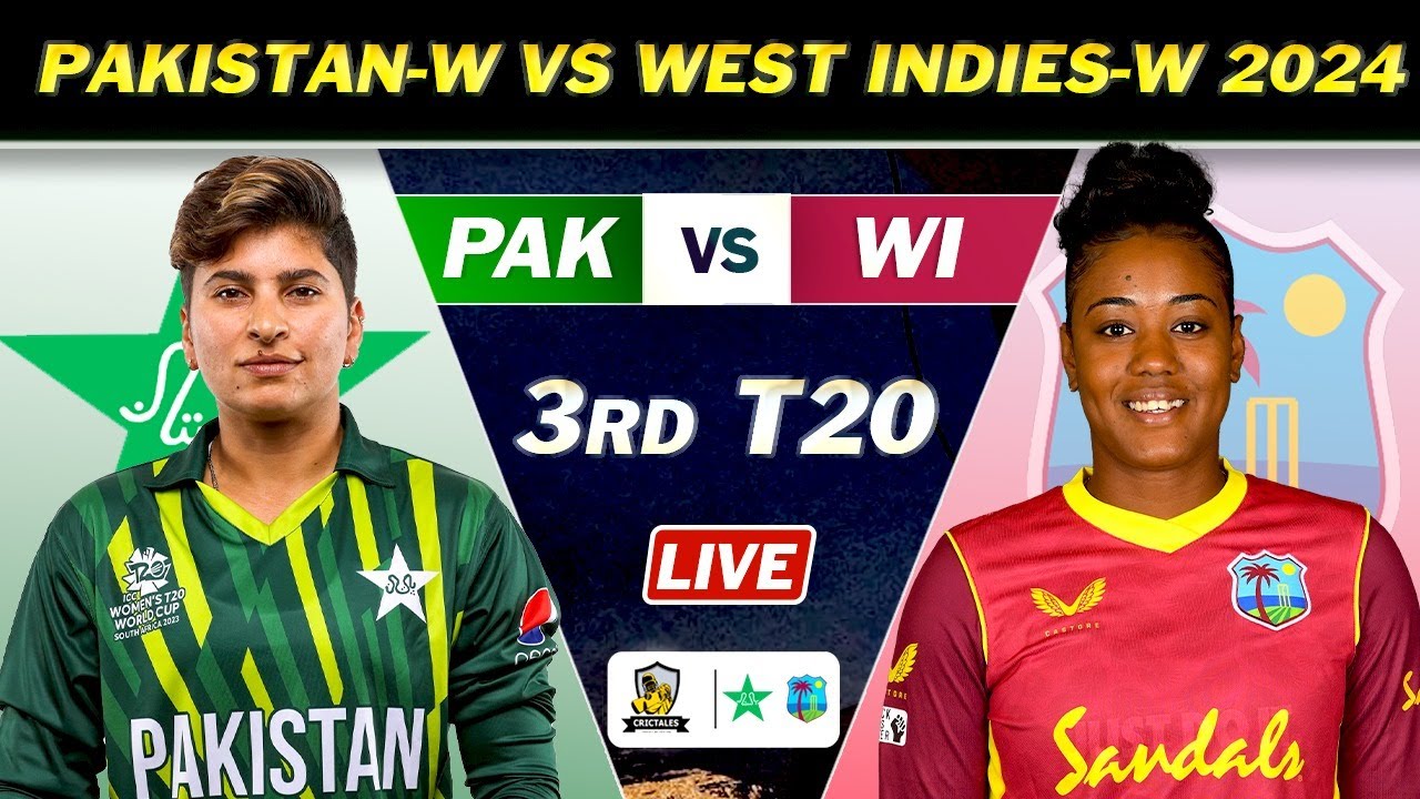 PAKISTAN vs WEST INDIES WOMEN 3rd T20 MATCH Live SCORES | PAK VS WI ...