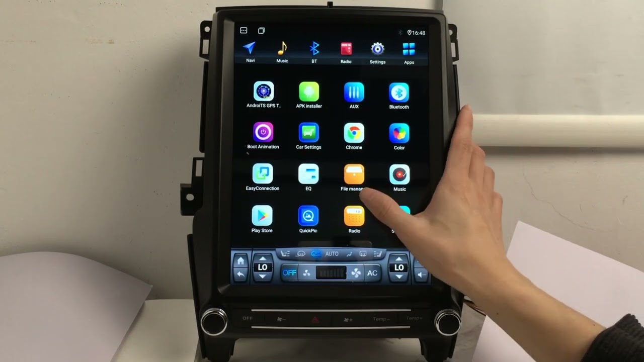 Vertical Screen Android Car Radio For Ford Ranger Raptor Everest 2016 ...