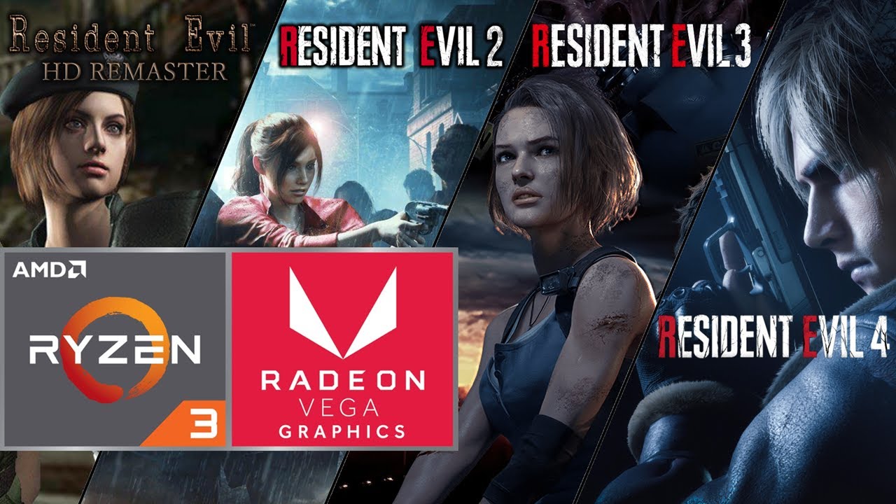 Resident Evil Remakes (2015-2023) PC No GPU | Ryzen 3 3200G | Vega 8 ...