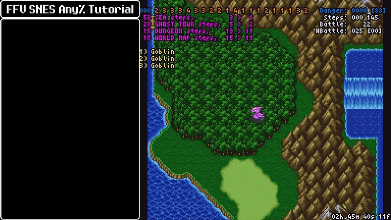 Final Fantasy V SNES Any% Speedrun Tutorial: 15 - Lix and Mini Dragon ...
