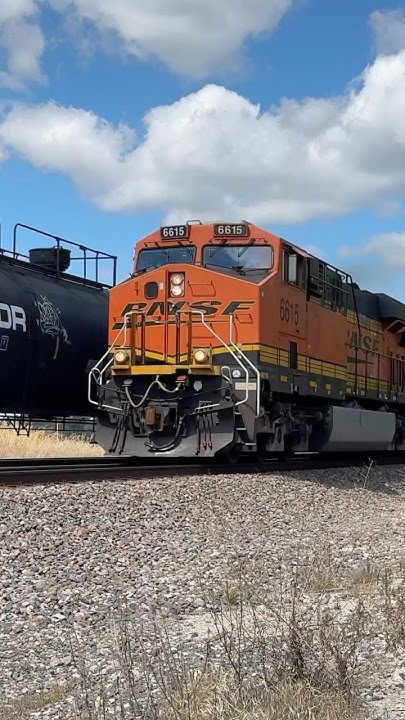 BNSF Stack train meets BNSF Manifest train! #train #bnsfrailway #bnsftrains #bnsf - YouTube