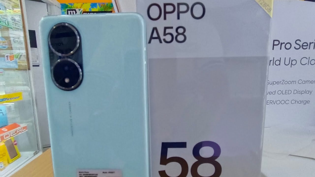 Unboxing OPPO A58/Color Green 6gb/128gb😱😱 - YouTube