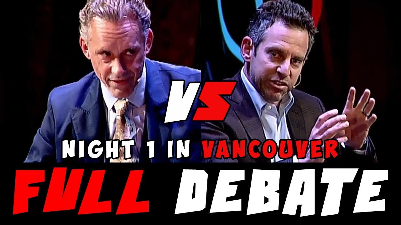 Jordan Peterson and Sam Harris DEBATE | Night 1 in Vancouver - YouTube