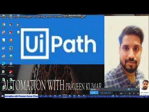 How to convert a string to an integer in UiPath | Convert String to ...