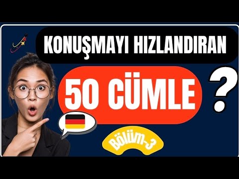 🇩🇪 3.BölümAlmanca Konuşamıyorum Diyenler İçin: Konuşturan Cümleler #almanca #almancacümleler