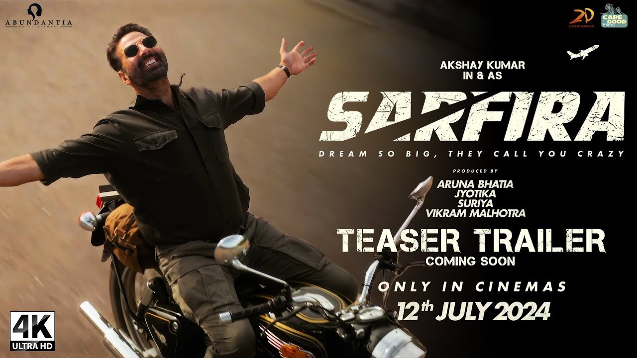 Sarfira | Official Trailer | Akshay Kumar | Sudha Kongara | Akshay ...