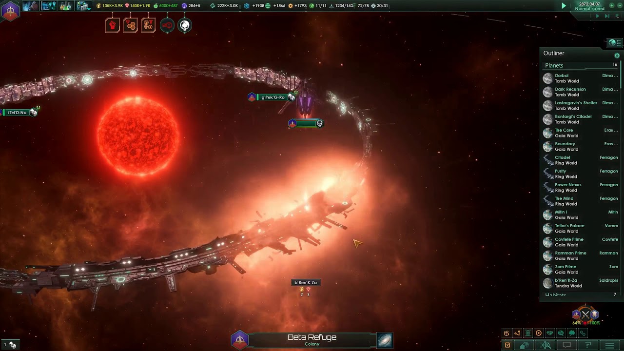 Cracking a Ringworld in Stellaris - YouTube