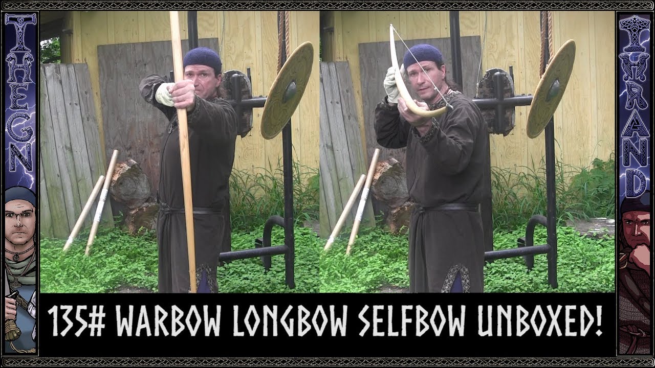 130# Warbow Longbow Selfbow Unboxing - YouTube
