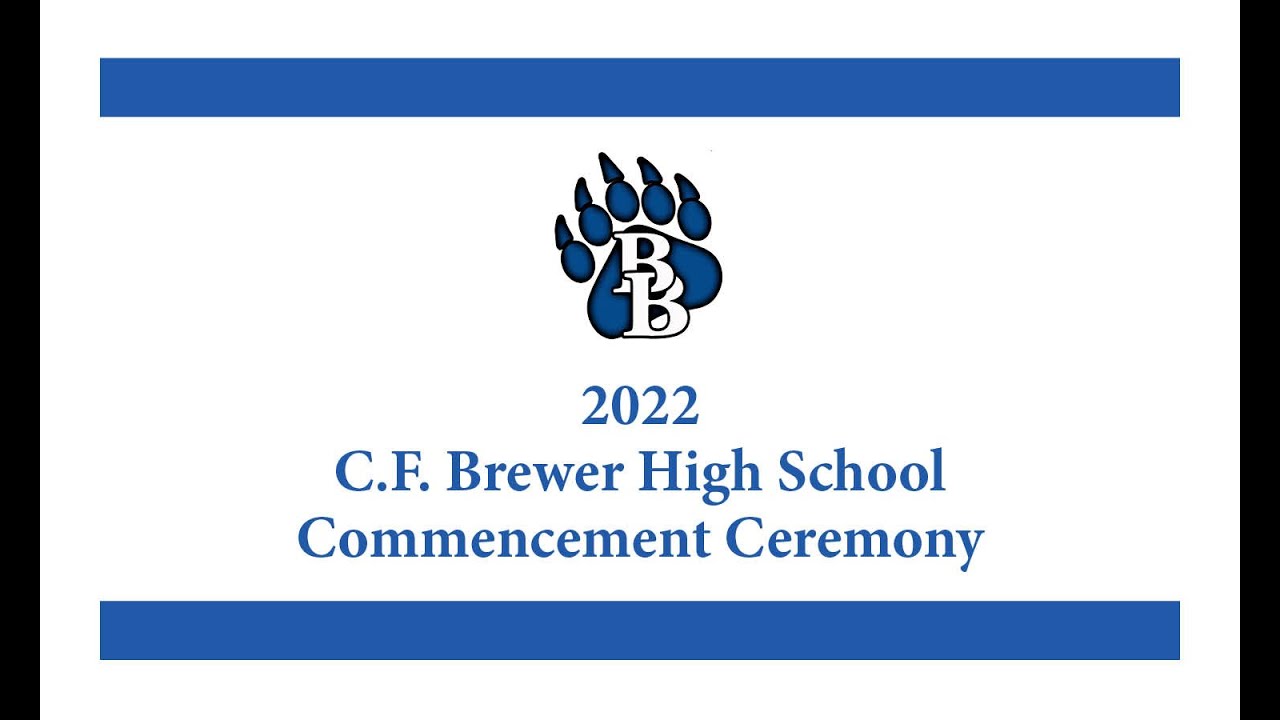 C.F. Brewer High School Commencement Ceremony - YouTube