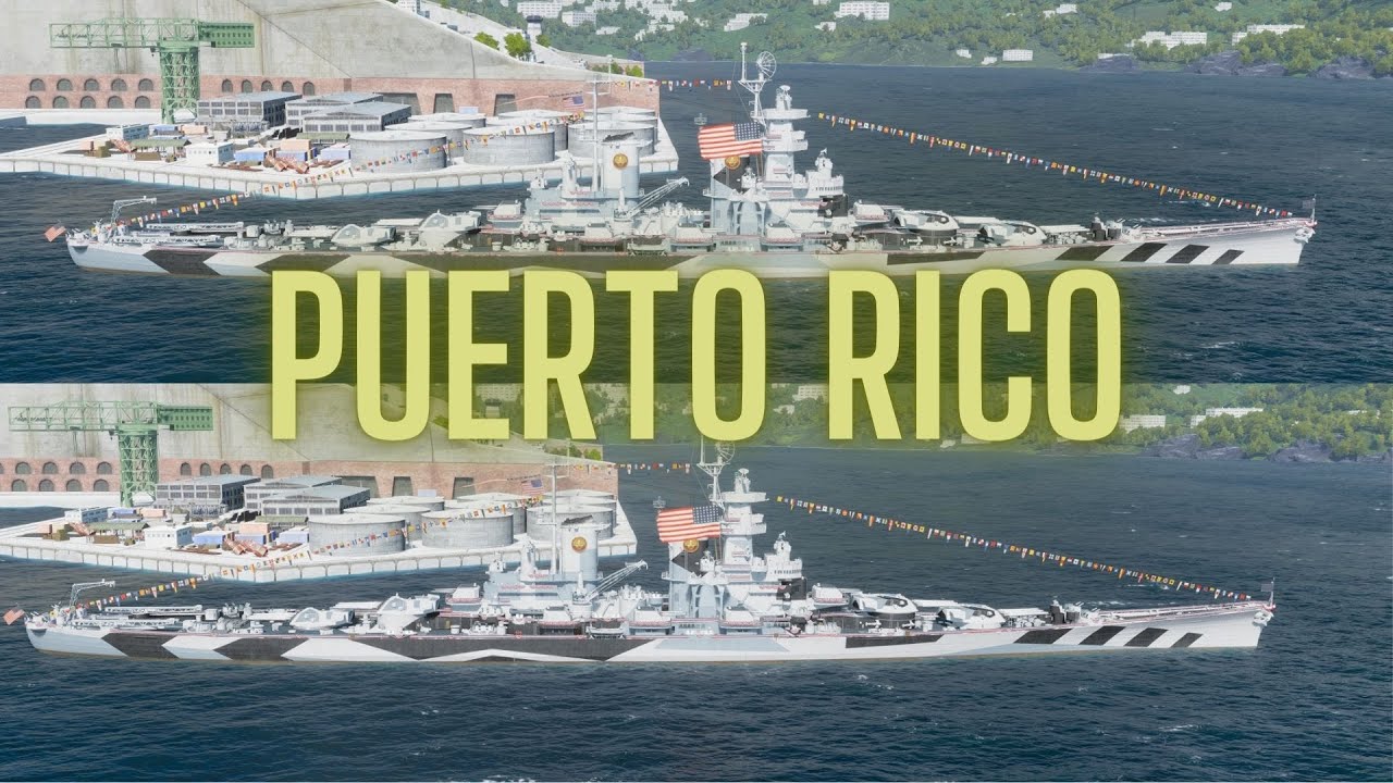 World of Warships - Construction PUERTO RICO - YouTube
