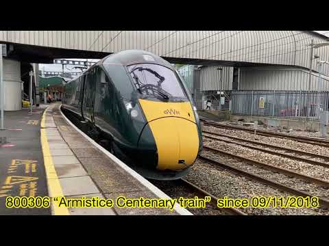Every Great Western Railway class 800 and 802 rare livery 2018-2020 ...