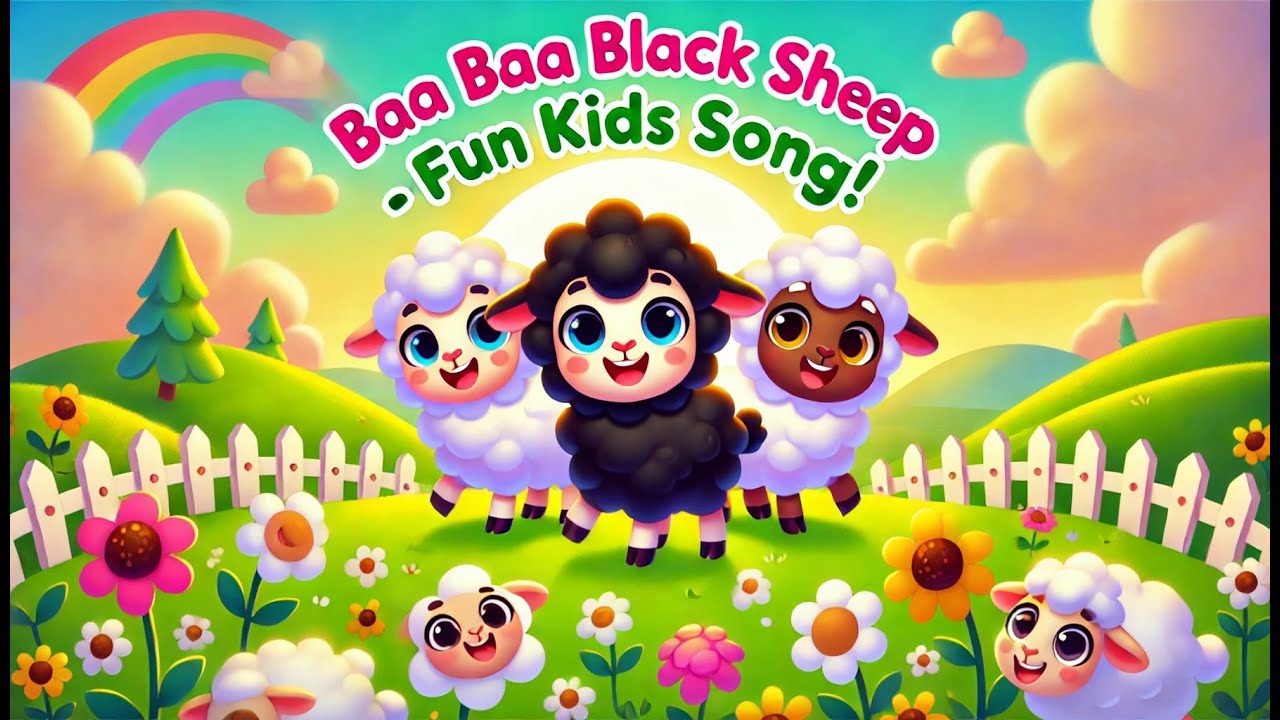 Baa Baa Black Sheep | Fun Kids Song & Dance! | Nursery Rhymes & Baby ...