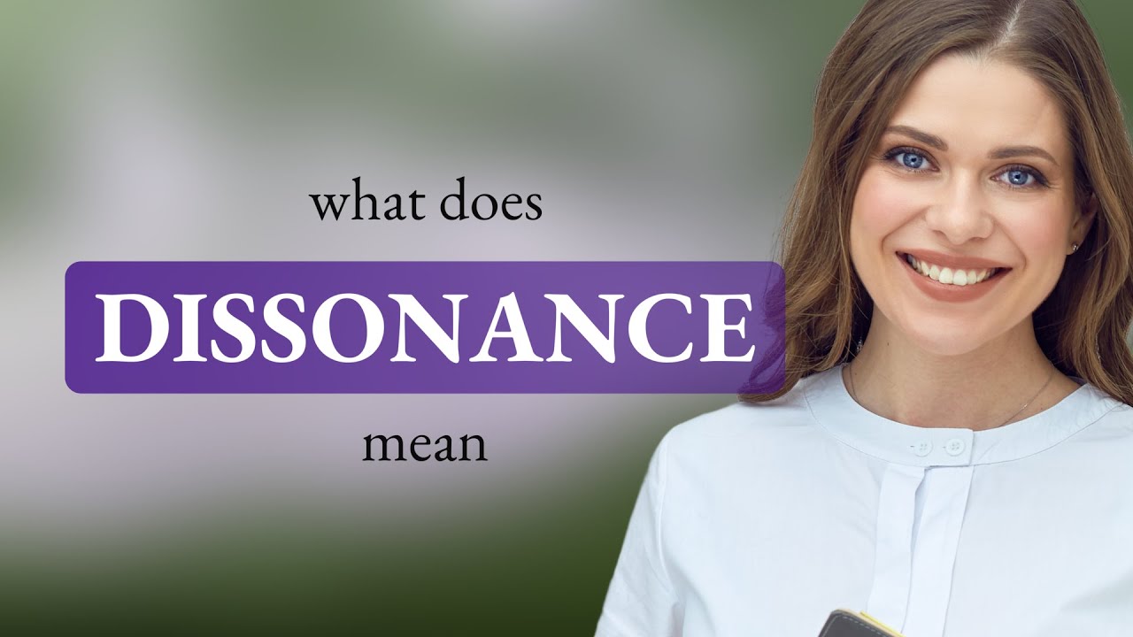 Dissonance | meaning of DISSONANCE - YouTube