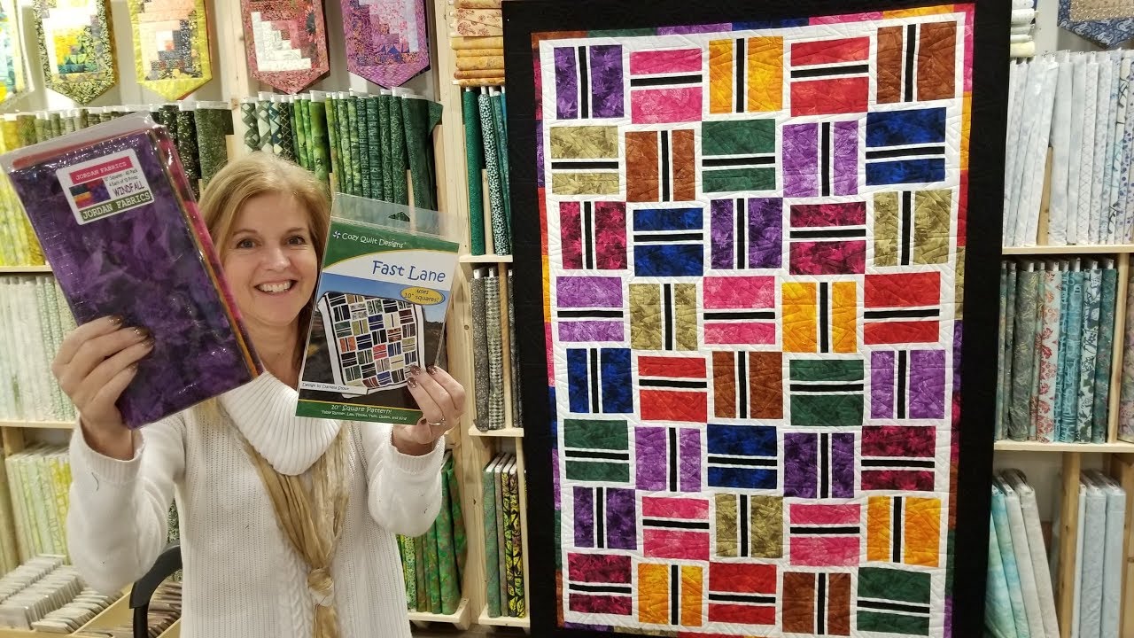 VROOM VROOM Fast Lane Quilt!!! - YouTube