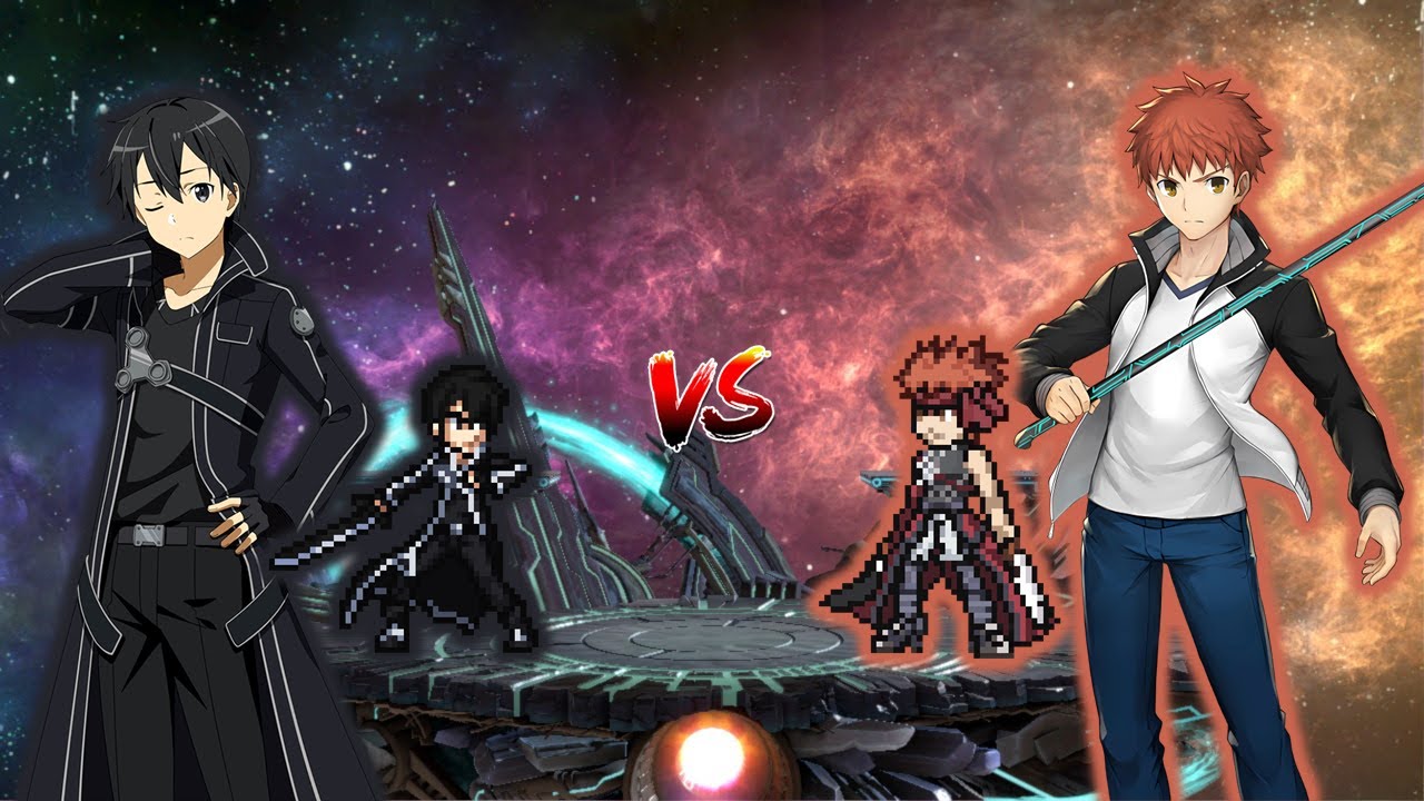 Kirito V2 (3 Forms) OP vs Shirou Emiya V2 OP in JumpForceMugen - YouTube
