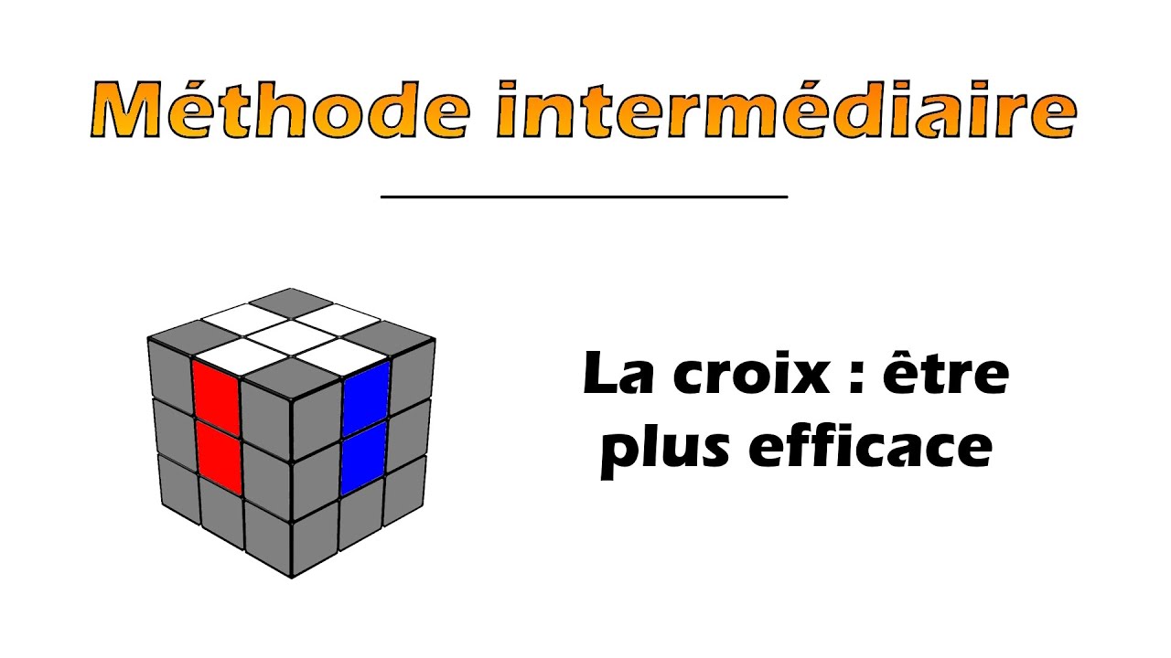 La croix : techniques intermédiaires | Méthode CFOP intermédiaire ...