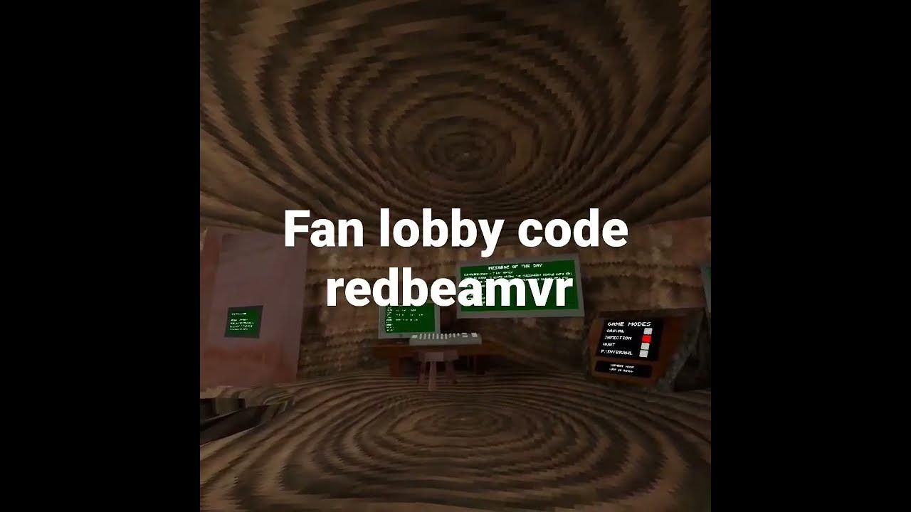 gorrila tag fan lobby code redbeamvr - YouTube