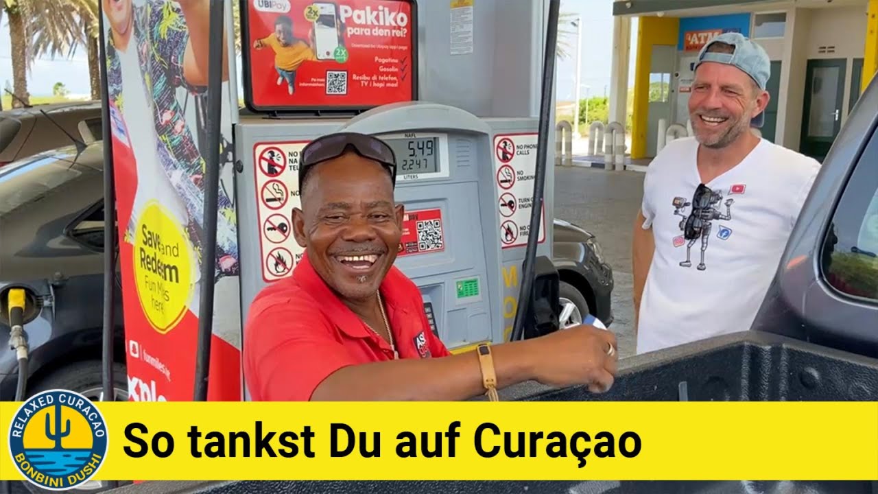 So tankst Du auf Curacao! #Curacao #Fuel #Pompstation - YouTube