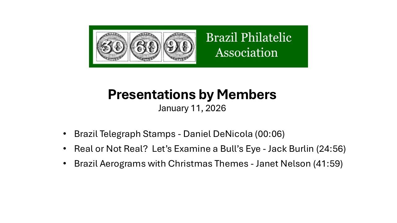BPA-02: Brazil Telegraph Stamp, Assessing a Possibly Fake Bull's Eye ...