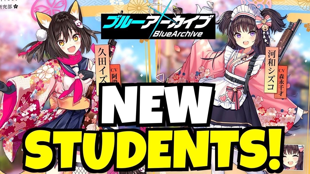 NEW STUDENTS & ACCOUNT UPDATE!!! [BLUE ARCHIVE] - YouTube