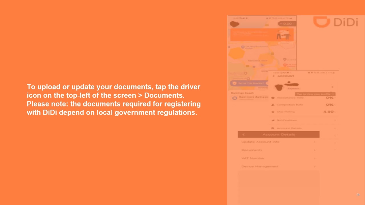 Where do I upload update driver documents - YouTube