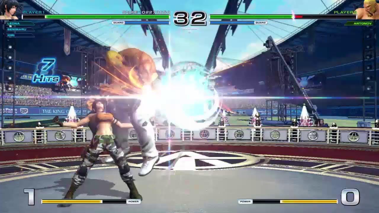 King Of Fighters XIV Arcade Mode Max Difficult XIII Special Visible ...