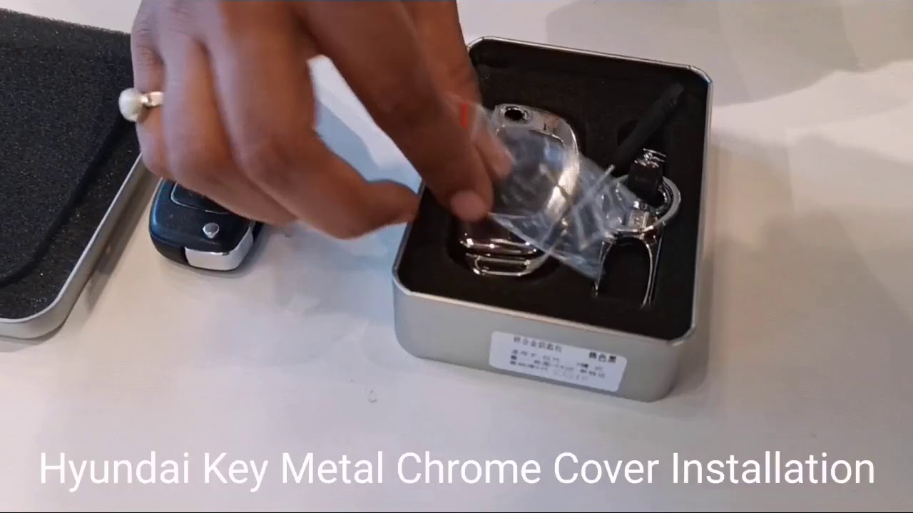 Hyundai Chrome Key Cover||Metal Chrome Key Cover||For all Hyundai Car ...