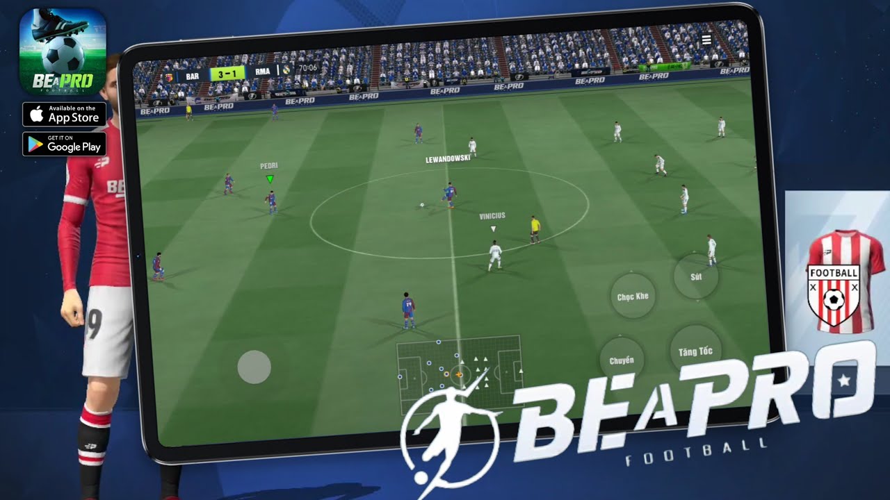 [ Be A Pro: Football ] GAME BOLA BARU GRAFIK ALA PS 5 - YouTube