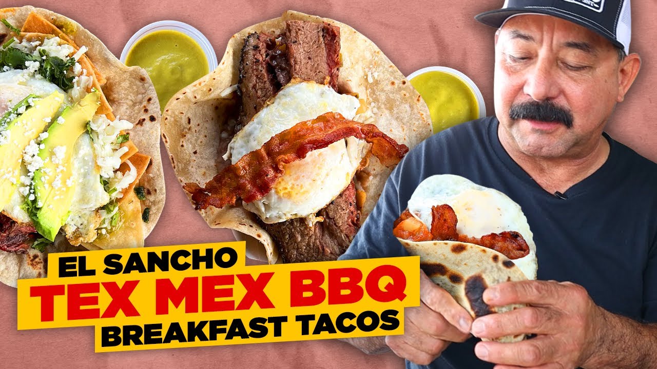 The Legendary TEJANO BREAKFAST TACOS at El Sancho Tex Mex BBQ are ...