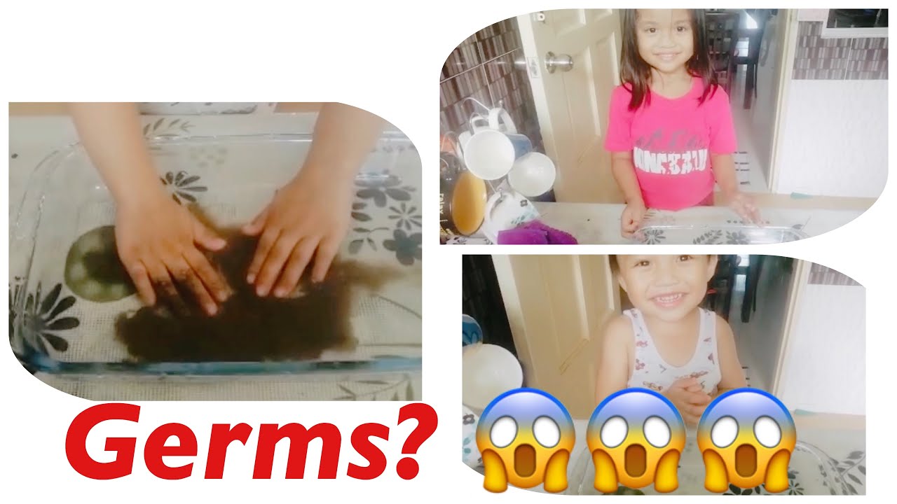 GERMS? What happen if you don’t wash your hand! ( Kids Experiment ...