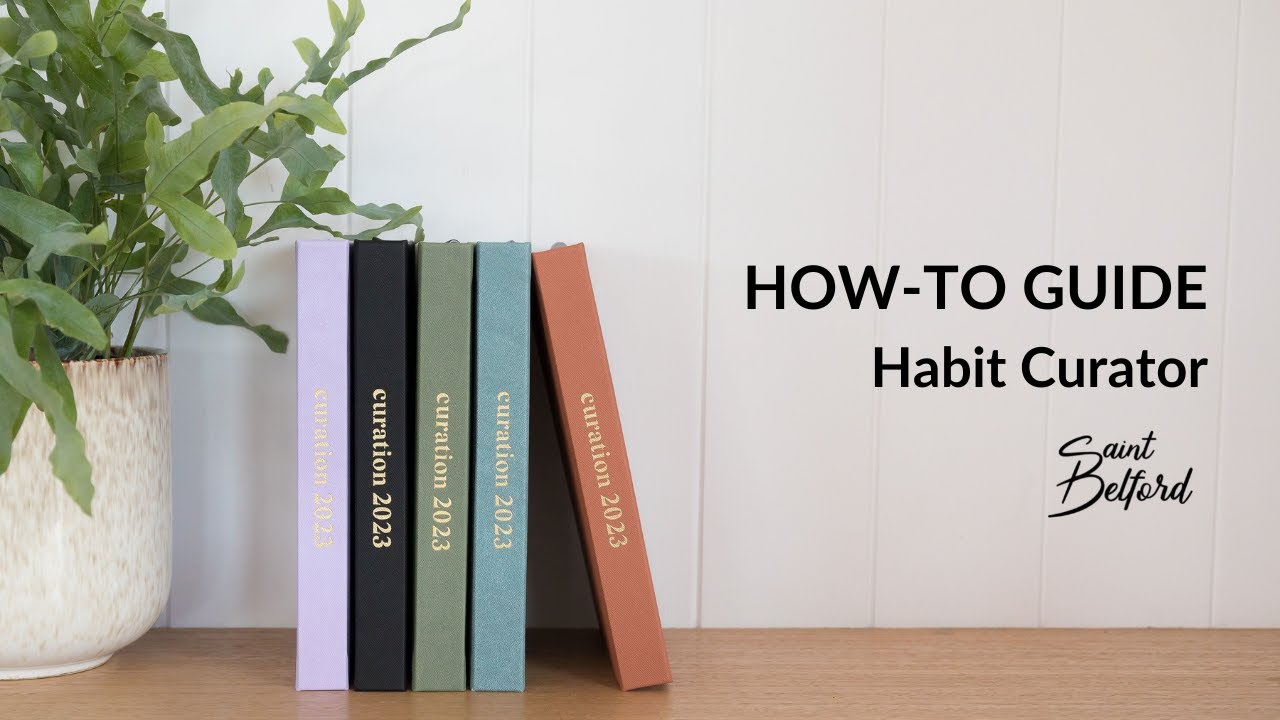 Curation 2023 Diary How To - Habit Curator - YouTube