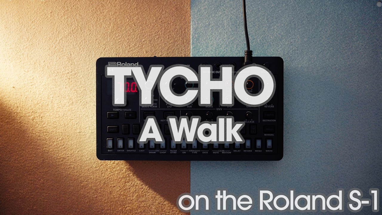 Roland S-1 | A Walk - Tycho | Ambient Demo - YouTube