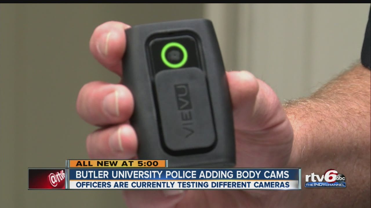 Butler University Police Department tests body cameras - YouTube