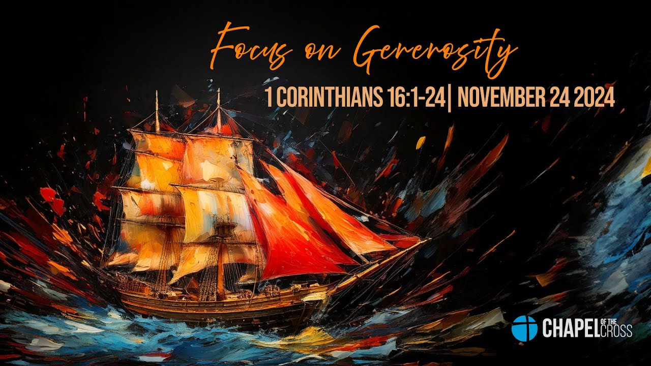 Church on Fire | Focus on Generosity | November 24, 2024 - YouTube