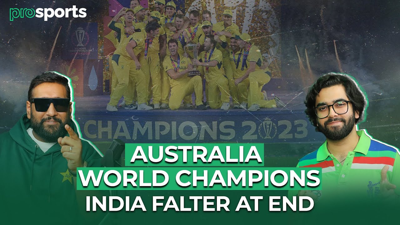 Australia Win Yet Another World Cup | India Falter in Final | Travis ...