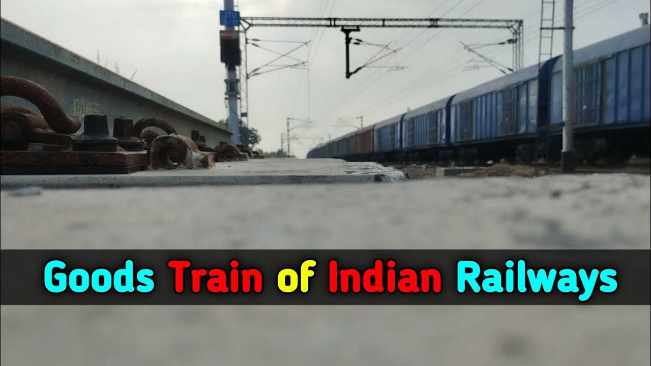 Goods Train of Indian Railways // Alstom WAG-12 // Enjoy the ...