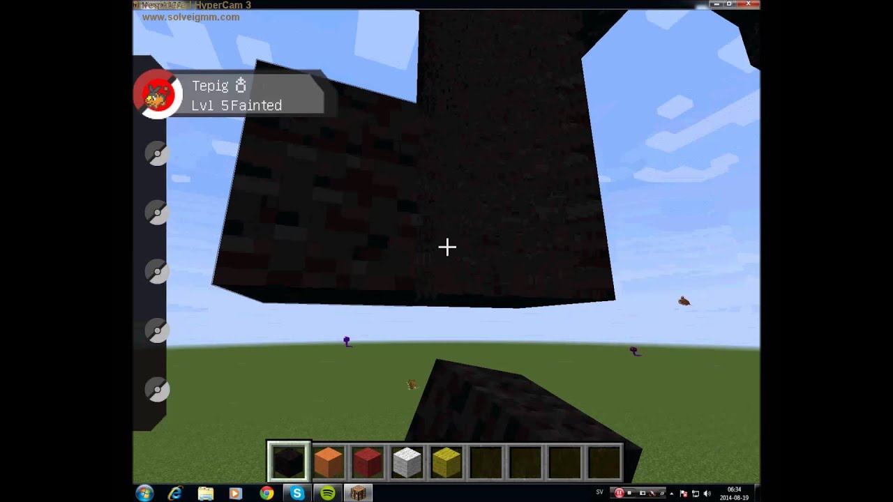 How to make a Charmander in Minecraft - YouTube