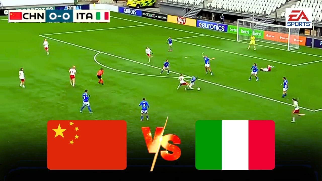 ITALY vs CHINA (wnt): May 10, 2025 | Women's friendly football match ...