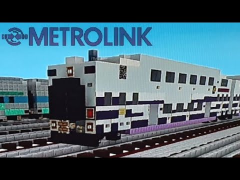 Minecraft Metrolink Bombardier Bi-Level Cab Car Tutorial - YouTube