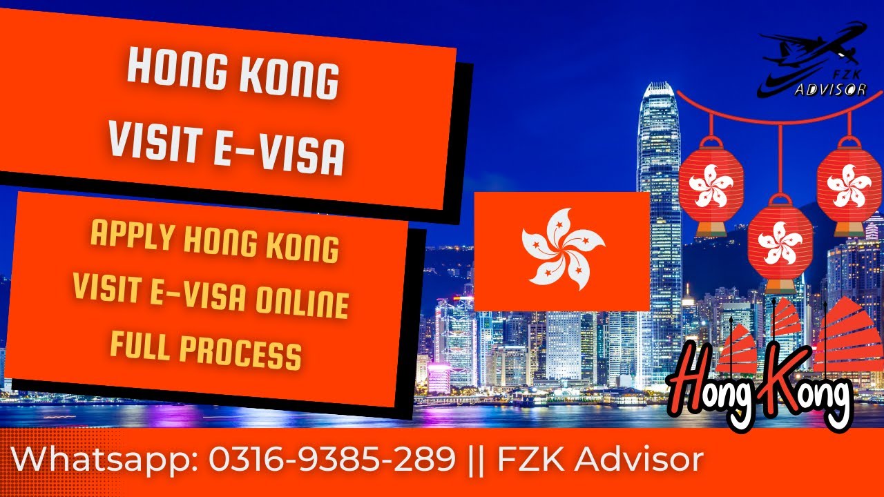 Apply Hong Kong Tourist E-Visa || Hong Kong Visa Online for Pakistani ...