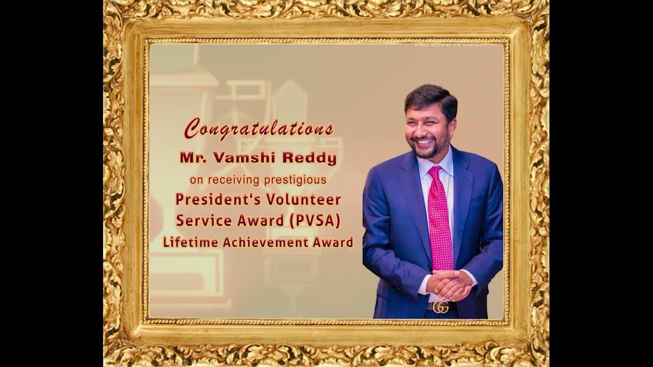 Mr Vamshi Reddy - WATS Lifetime Achievement Award. - YouTube