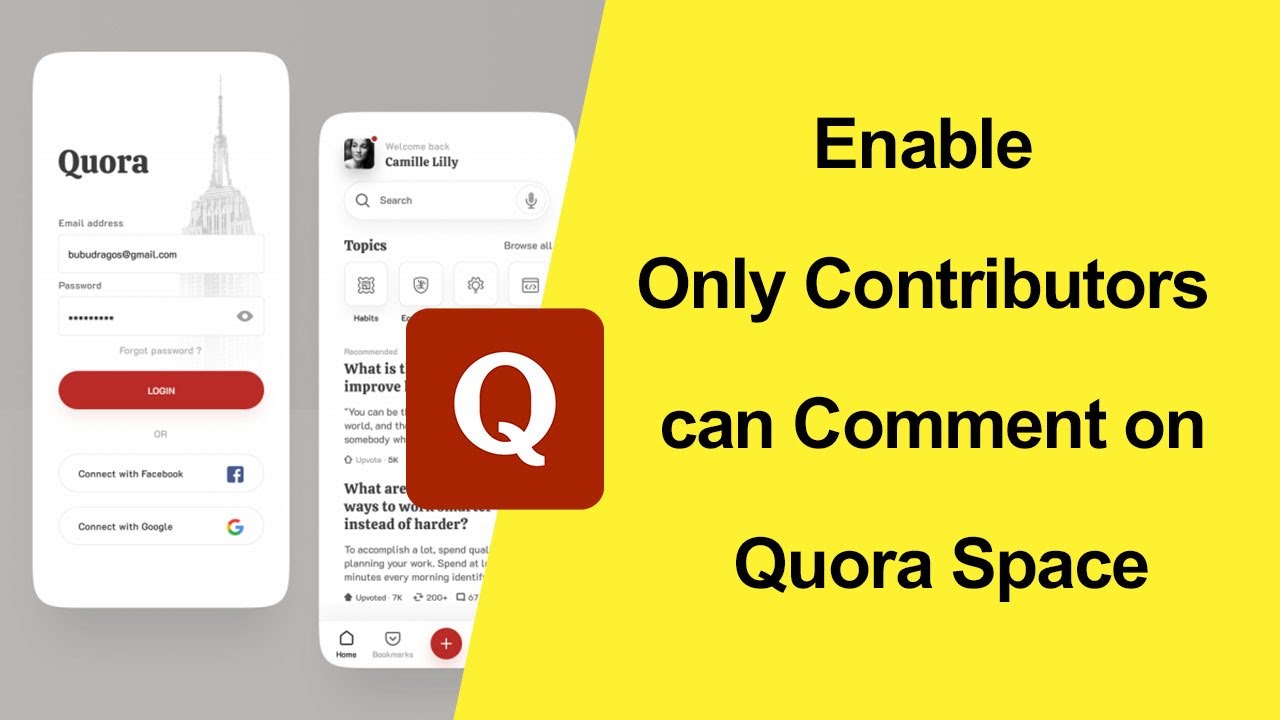 How to Enable Only Contributors can Comment on Quora Space? - YouTube