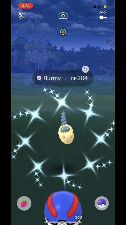 A Shiny Burmy From Research !! #pokemongo #pokemon #shiny - YouTube